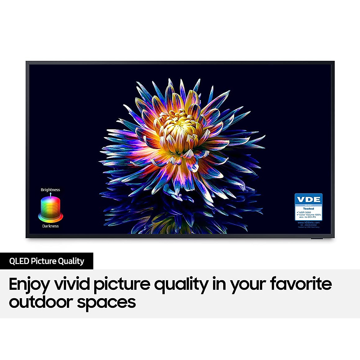 SAMSUNG 65-Inch Class QLED 4K The Terrace Full Sun Outdoor, Direct Full Array 16x, Weather Resistant, Wide Viewing Angle, Anti-Glare Smart TV w/ Alexa Built-In (QN65LST9TAFXZA, Latest Model)