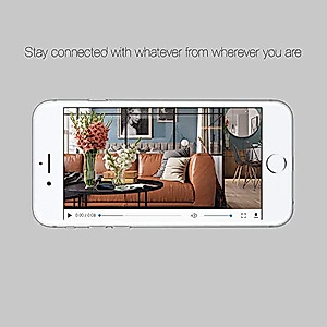 WOONZER Hidden Camera,Spy Camera HD 1080P WiFi Alarm Clock Camera with Night Vision/Motion Detection/Loop Recording Wireless Security Camera,Monitor Video Recorder Nanny Cam