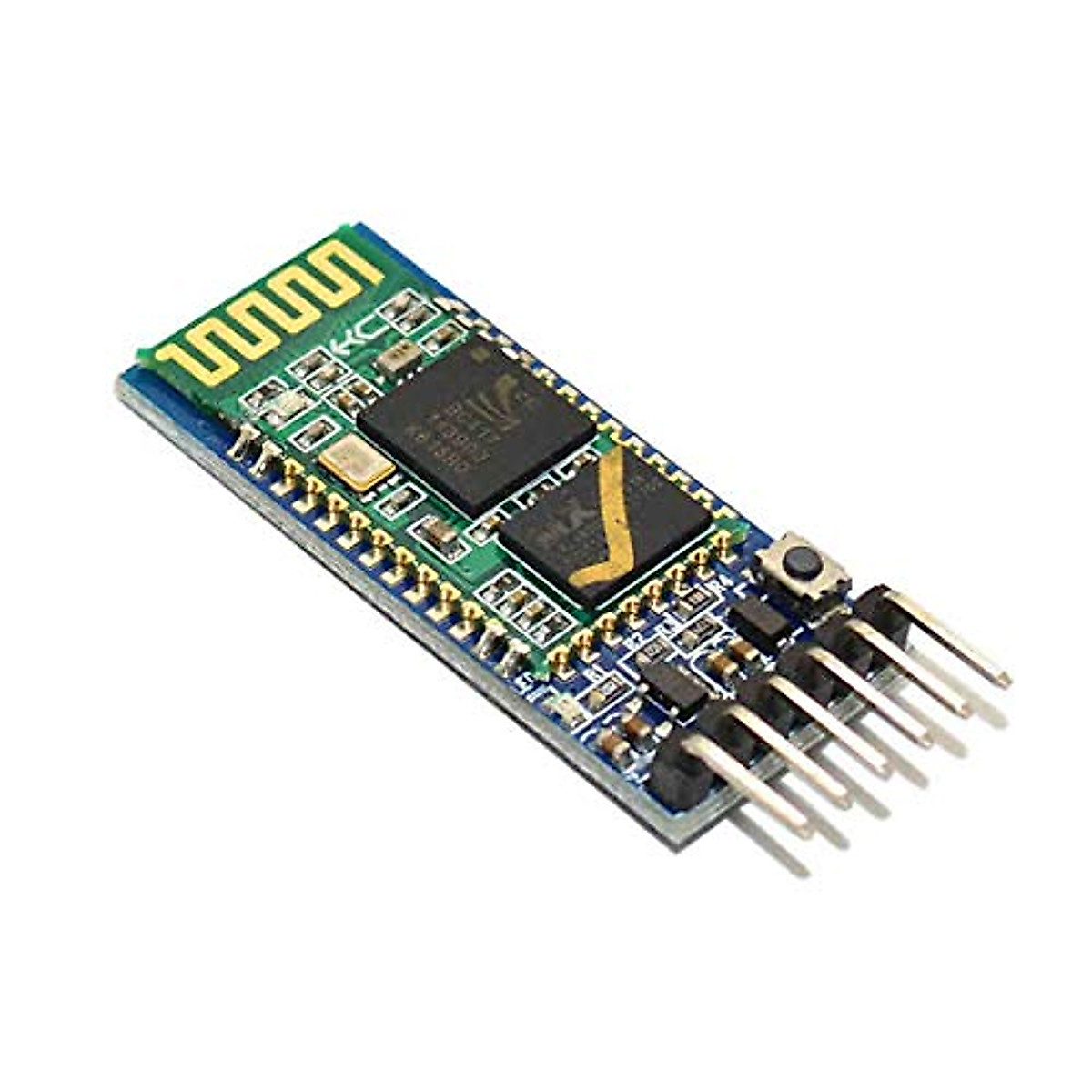 HiLetgo HC-05 Wireless Bluetooth RF Transceiver Master Slave Integrated Bluetooth Module 6 Pin Wireless Serial Port Communication BT Module for Arduino