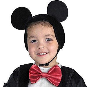 Disguise Deluxe Kids Dinsey Mickey Mouse Costume,Black size L/G(4-6)