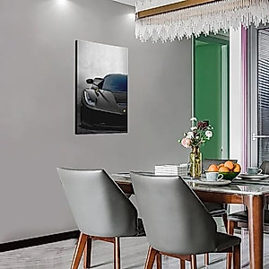 Car Poster Ferrari F40 Supercar Posters Racing Car Canvas Wall Art For Boy's Bedroom SuperCar Wall Decor Frame-style 24x36inch(60x90cm)