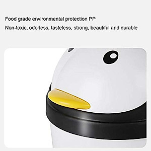 LSNLNN Waste Bin,Trash Can with Lid Creative Cartoon Desktop Storage Garbage Container Bin for Kitchen Living Room Outdoor Indoor Waste Bin Garbage Disposal,14.178.46In,14.178.46In