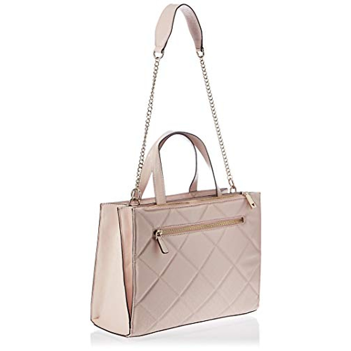 GUESS womens Dilla Elite Society Satchel, Blush, One Size US