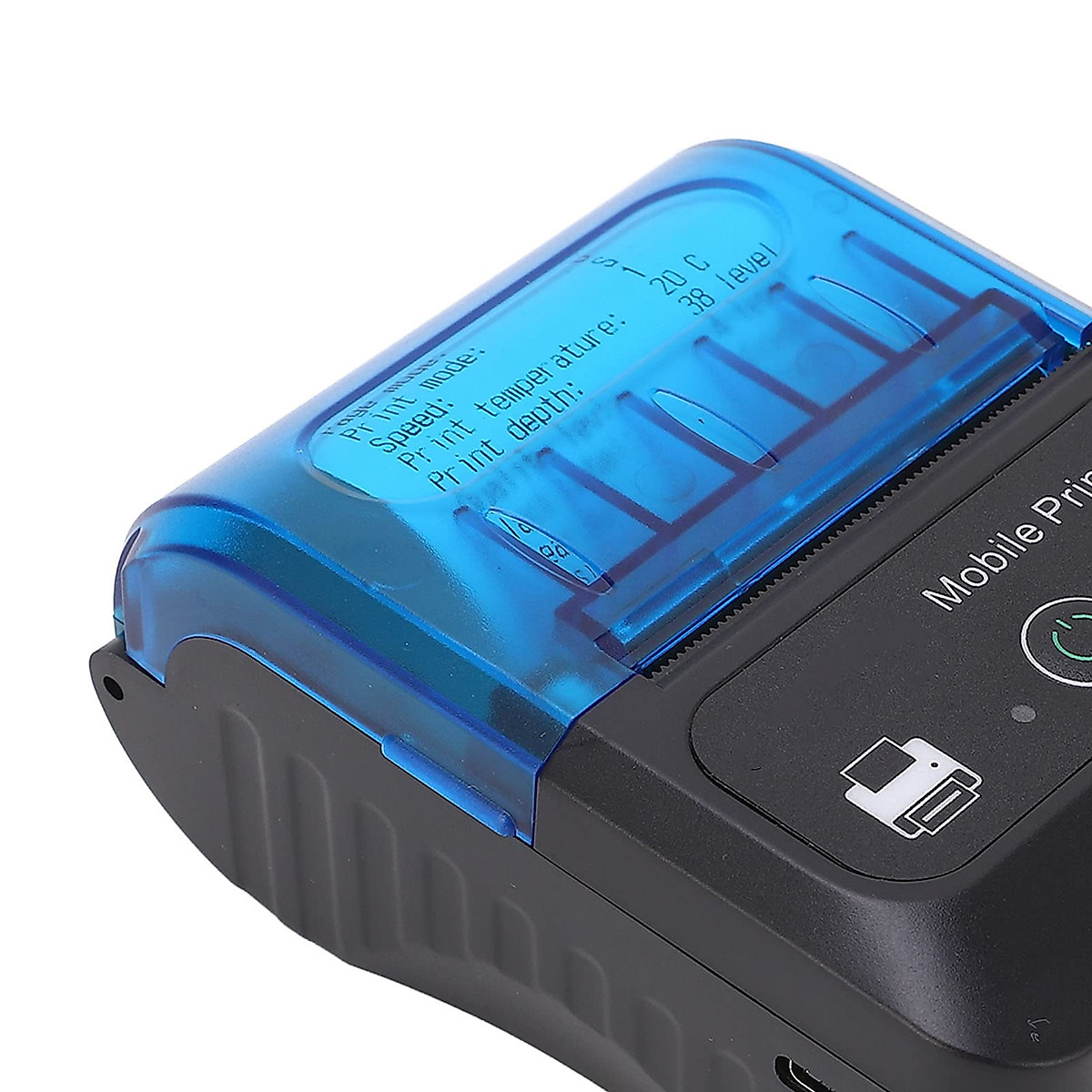 ViaGasaFamido Label Printer, Thermal Label Printer Machine 2in 203DPI 80mm S for Home and Business, Desktop Photo Printers