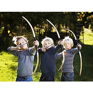 ARCHERY SHARLY 30Inch Carbon Hunting Arrow, Targeting Practice Arrows for Compound & Recurve Bow, Blue White Arrows with Removable Tips & Replaceable Nocks (12 Pack)