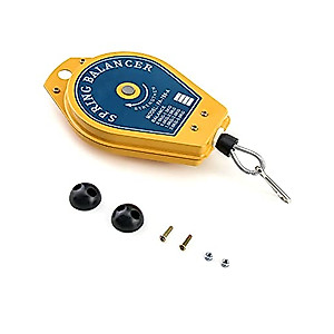 QWORK Spring Balancer, 1.1lbs - 3.3lbs Bearing Retractable Tool Fixture Holder for Assembly-line