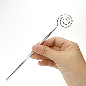 Marsrut Perfect DIY Dipping Chocolate Tool Set Reliable Stainless Steel Spiral Swirl Candy Fork for Handmade Praline and Truffle Baking Supply