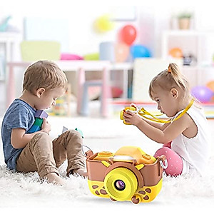 Digital Cameras for Photography Mini Portable Kids Camera 2.0in IPS Color Screen Children's Digital Camera with Photo/Video Function, HD 1080P Camera Children's Camera with Neck Lanyard for Gift