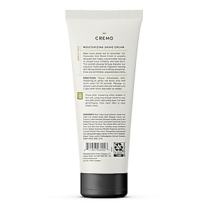 Cremo Sage & Citrus Shave Cream, Astonishingly Superior Ultra-Slick Shaving Cream for Men, Fights Nicks, Cuts and Razor Burn, 6 Fl Oz