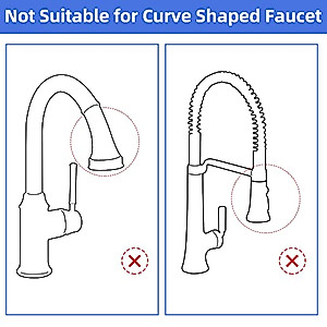 iFealClear Kitchen Faucet Head Replacement, 3 Modes Pull Down Faucet Spray Head Replacement Compatible with Moen Delta Kitchen Sink Faucet, 9 Adapters Available, Oil Rubbed Bronze