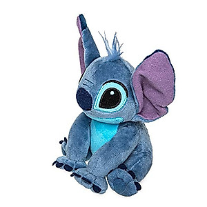 Disney Stitch Plush - 6 inch Mini Bean Bag, Lilo and Stitch, Cuddly Alien Soft Toy with Big Floppy Ears and Fuzzy Texture, Suitable for All Ages 0+ Toy Figure