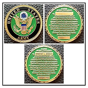 Junk and Disorderly, AZ US Army Oath of Enlistment Challenge Coin