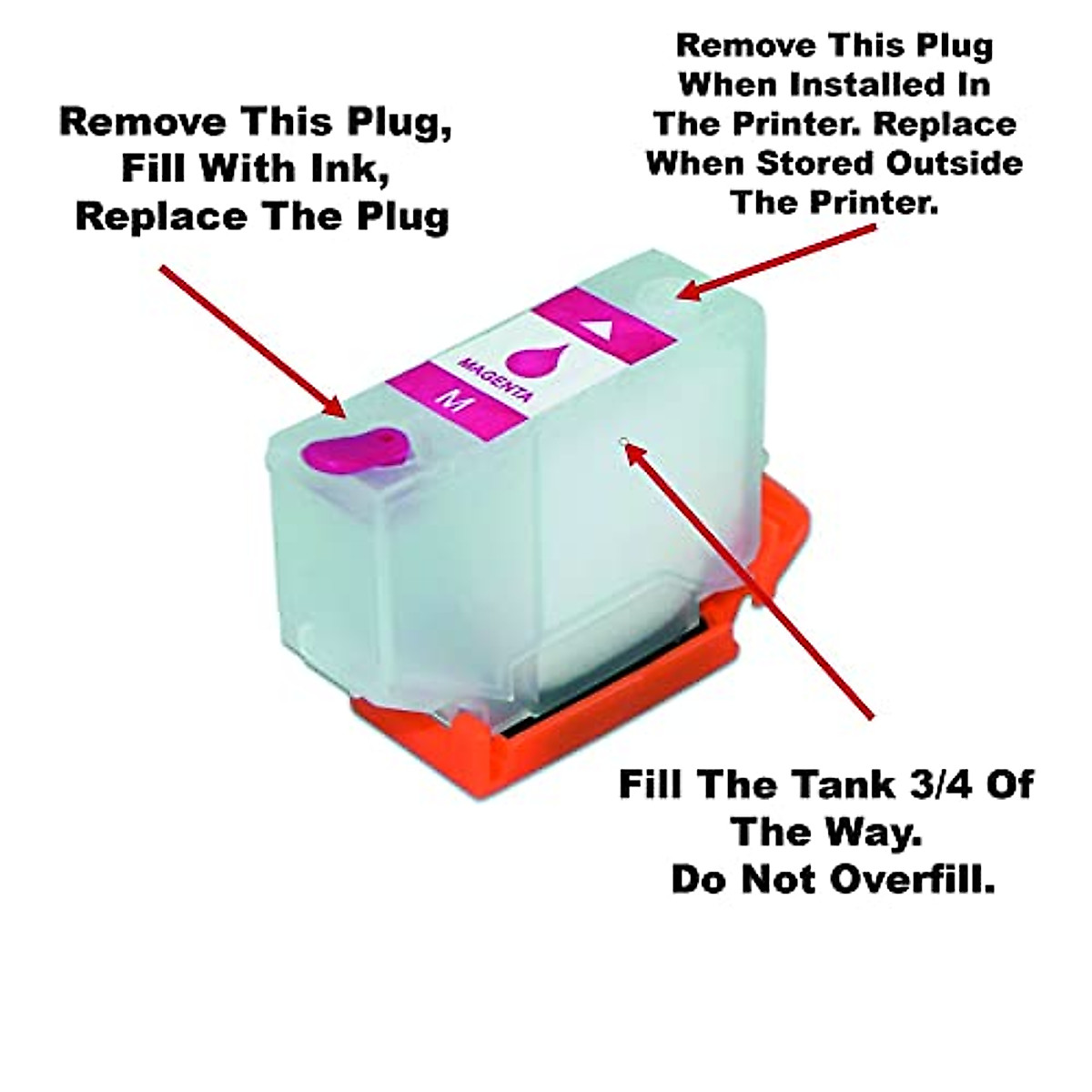 Bangin' Meats 312XL 6 Color Refill Ink Cartridges No Chip XP-15000 15010 15080 Printer