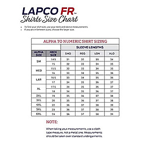 Lapco DS-18-M Heavy-Duty Welder's Shirts, 100% Cotton, 10 oz, 18 Medium, Denim