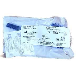 Welch Allyn 02893-000 Oral Temperature Probe and Well Assembly for SureTemp Plus 690/692 Electronic Thermometers, Blue, 4' Cord