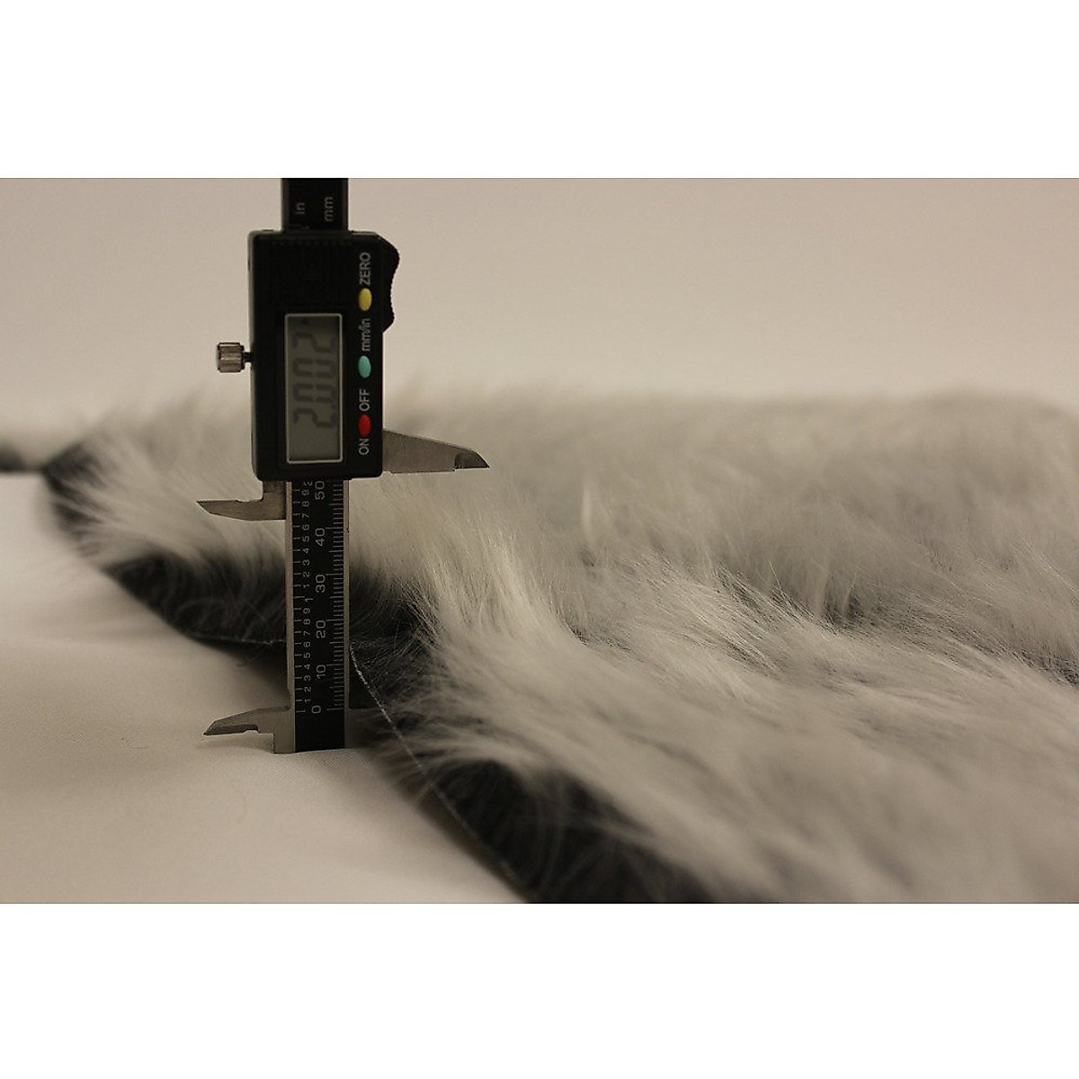 Faux Fur Fabric Long Pile Monkey Shaggy Gray Frost / 60" Wide/Sold by The Yard