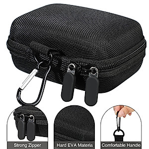 Sanwuta 2 Pcs Playing Card Case EVA Hard Travel Carrying Case for Classic Card Playing Card Box (Not Including Cards)(Small,Black)