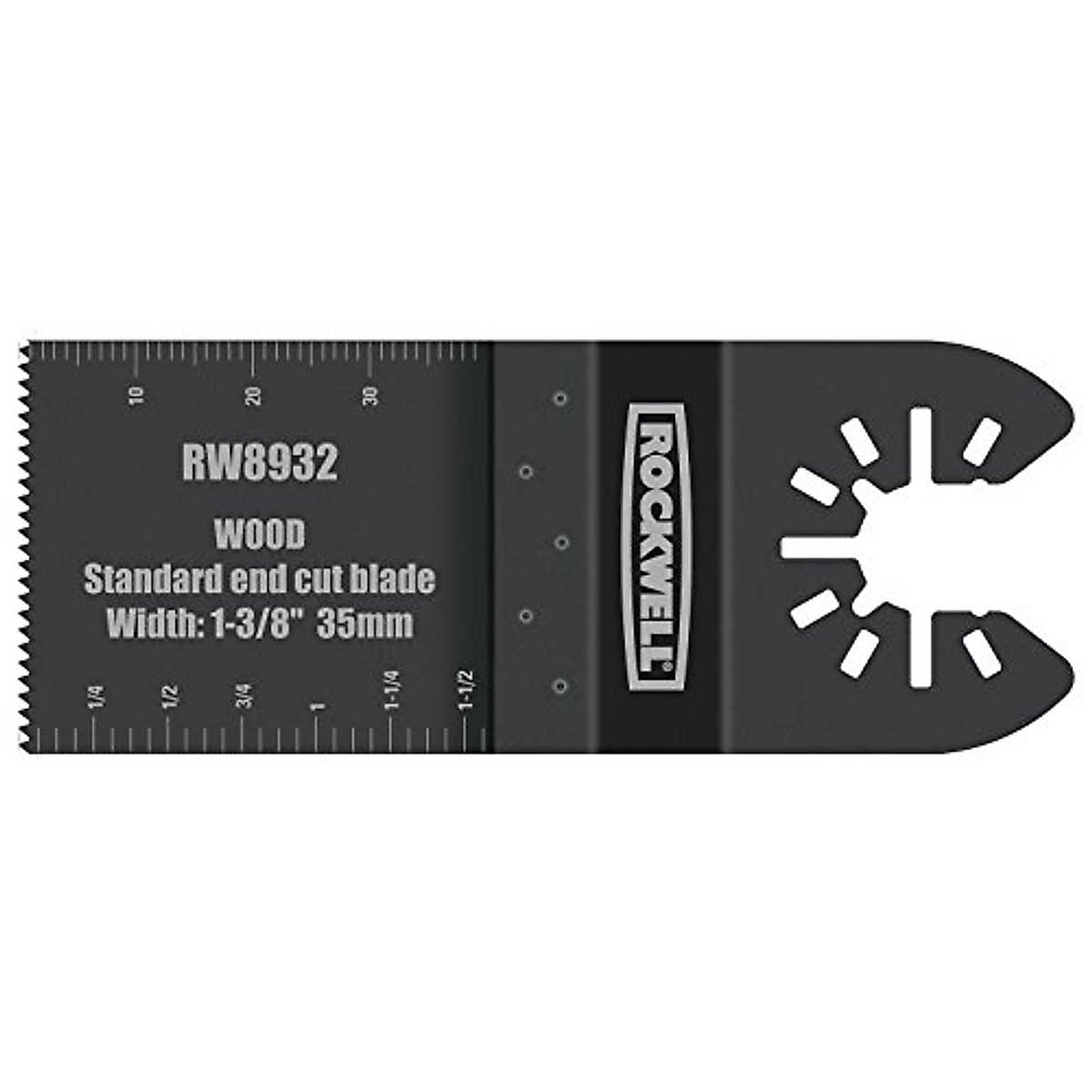 Rockwell RW8981K Sonicrafter Oscillating Multitool End Cut Blades with Universal Fit System, 6-Pack
