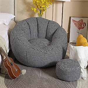 New Thick and Wear-Resistant Bean Bag Chair Huge Single Lazy Sofa Rental House Small Apartment Furniture Placed On The Ground Bean Bag Sofa