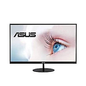 ASUS VL249HE 23.8” Eye Care Monitor, 1080P Full HD, 75Hz, IPS, Adaptive-Sync/FreeSync, Eye Care, HDMI VGA, Frameless Slim Design, VESA Wall Mountable