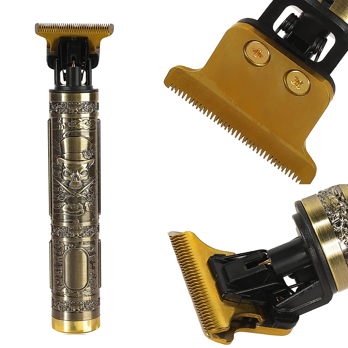 KOGULA Hair Clippers for Men, Professional T Blade Trimmer Zero Grapped, Cordless Rechargeable Bear Trimmer Shaver Hair Cutting Kit