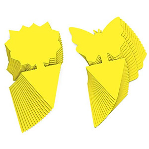 15 pcs Gnat Traps for House Indoor, Fungus Gnat Sticky Traps for Plants, Sticky Traps for Gnats - Plant Sticky Traps for Bugs, Sticky Fly Traps for Plants Trap Fungus Gnat, Fruit Fly and Other Insects