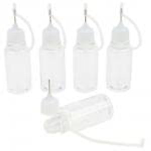 Needle Tip Glue Bottles, Empty Dropper Plastic Bottles Needle Tip Squeezable Liquid Bottle, Refillable Squeeze Tip Applicator(50ml)