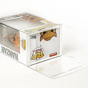 Retro As F Action Figure Protector Box (10 Pack) - UV Protective, Scratch Resistant Archival Quality Plastic Shield Display Case for Collectible Figure Storage…, Clear (RAF-TMNT-2003)