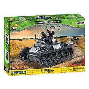 COBI 2534 Panzer I Ausf.A Building Blocks, Grey, Multicolor