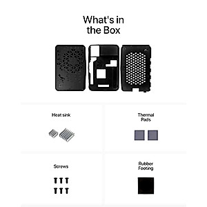 Argon Poly+ Case for Raspberry Pi 4 4GB/2GB/1GB | Heat Sink Included