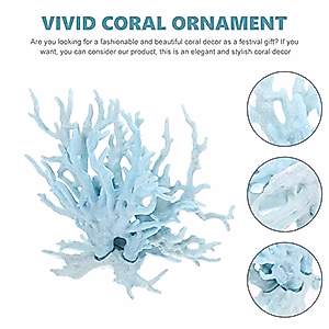 POPETPOP Vivid Coral Figurine Decorative Coral Sculpture Aquarium Coral Ornament Fish Tank