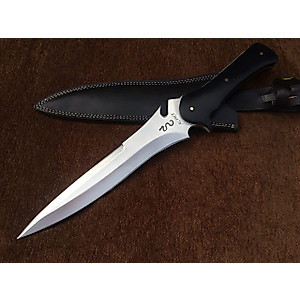 SUFI Custom Handmade 5160 Spring Steel RE4 Krauser Knife, Hunting knife, Gaming Knife, Medium Sized 2