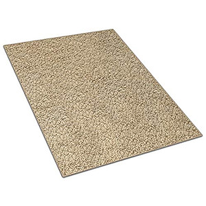 4'x8' - Speckled Saw Dust ECONOMICAL Solutions Collection | Custom Carpet Area Rugs & Runners - 25 Oz. Soft Textured 100% PureColor BCF Polyester. FHA Approved-CRI Green Label-Made in U.S.A.