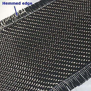 5 FT x 12" - Carbon Fiber FABRIC-2x2 Twill WEAVE-3K/220g
