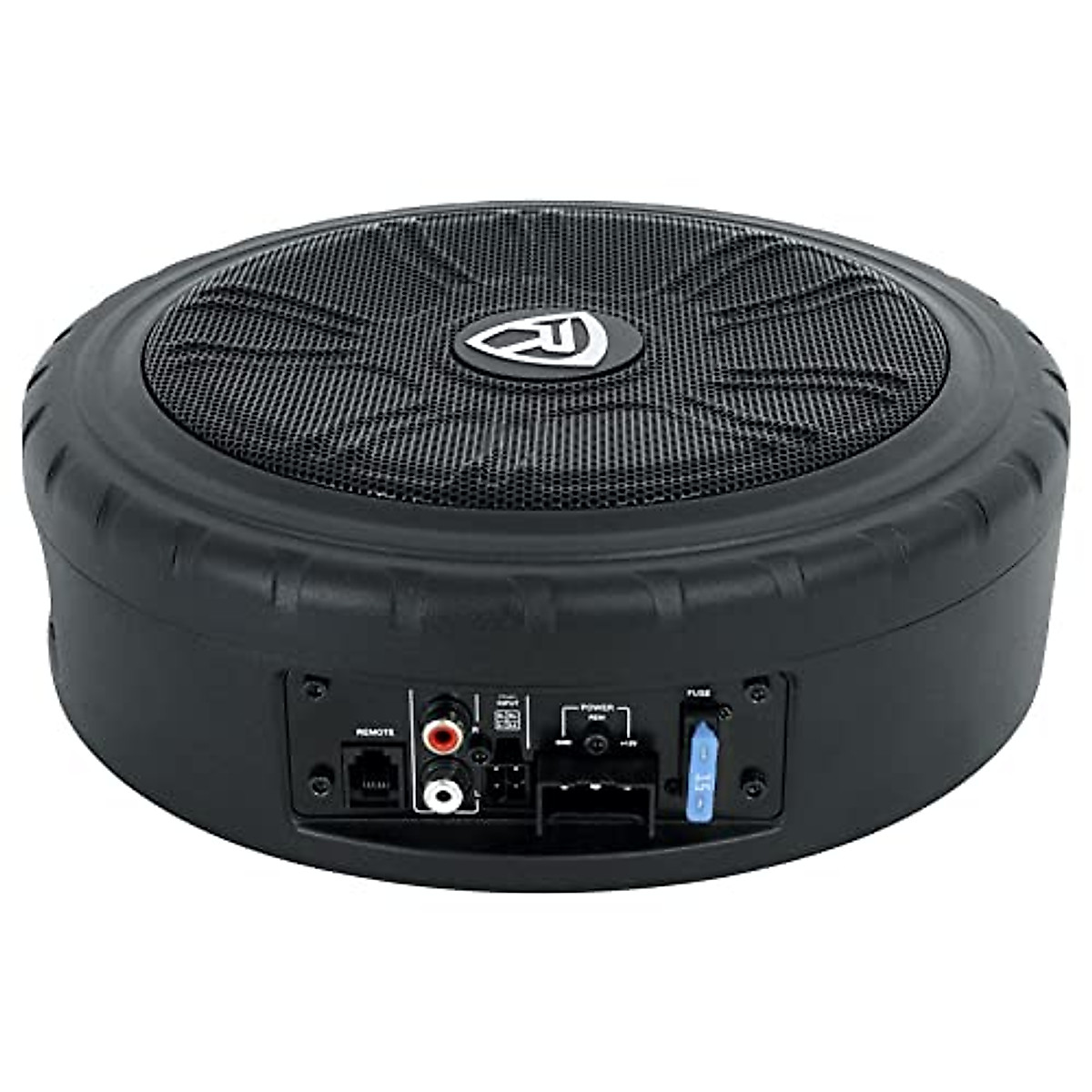 Rockville WHEEL OF BASS 8" Slim Under-Seat Powered Truck/Car Audio Subwoofer Sub