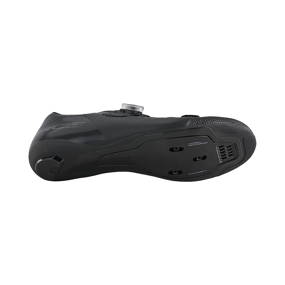 SHIMANO SH-RC502 Lightweight Men's Road Cycling Shoe Packed with Pro Features, Black, 11-11.5