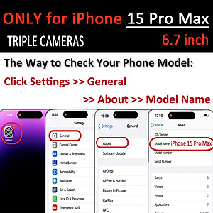 ZVE for iPhone 15 Pro Max Wallet Case Crossbody, Card Holder Phone Purse for Women, RFID Blocking Zipper Leather Cover with Wrist Strap for iPhone 15 Pro Max (6.7 inch)- Black