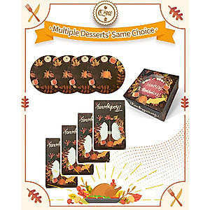 qiqee Thanksgiving Brown Pumpkin Cake Boxes 10x10x5 inch Bakery Box with Window 12packs Pastry Box For Thanksgiving