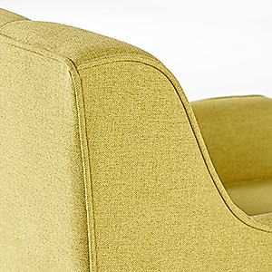 Christopher Knight Home Felicity Mid-Century Fabric Arm Chair, Wasabi