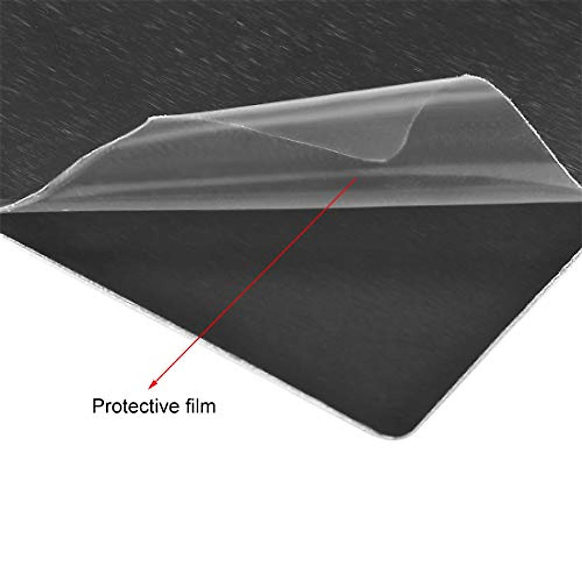 uxcell Blank Metal Card 100x60x1mm Anodized Aluminum Plate for DIY Laser Printing Engraving Black 5 Pcs