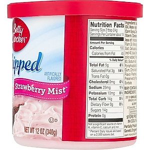 Betty Crocker Super Moist Strawberry Cake Mix and Betty Crocker Whipped Strawberry Mist Frosting Bundle - 2 of Each - 4 Items. "There's Pudding in the mix!" Cake Mix