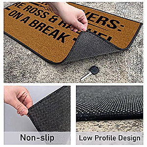 BinHang Indoor Floor Mats for Entryway, Entrance Rugs Indoor Non Slip were Ross and Rachel on a Break Doormat Rubber Backing Machine Washable 31.5X20 Inch