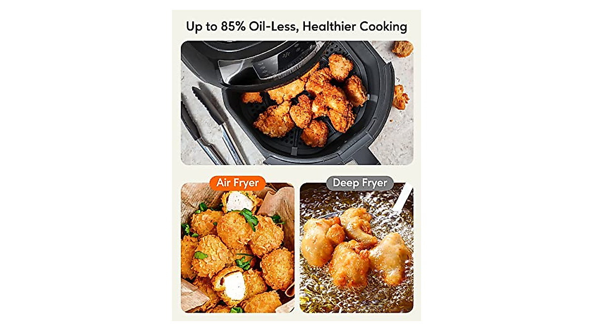 Famiworths 8.9 Quart Air Fryer with Touchscreen - Healthy & Large Capacity
