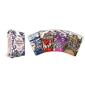 The Language of Flowers Oracle: Sacred botanical guidance and support (44 Full-Color Cards and 144-Page Guidebook) (Rockpool Oracle Card Series)