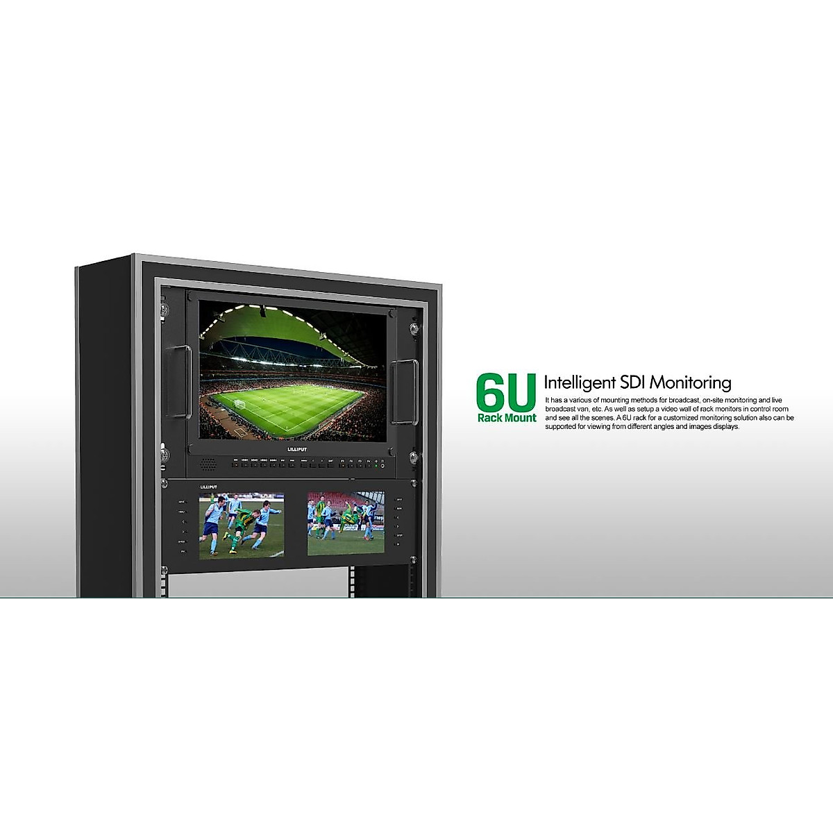 LILLIPUT BM150-4K 15.6" 4K 3840×2160 Ultra-HD resolution, 1000:1 Contrast Ratio, 25ms Response Time with Carry-on Metal case 3G-SDI, HDMI, VGA, AV input by VIVITEQ