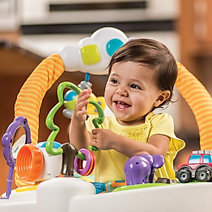 Evenflo ExerSaucer Triple Fun+ World Explorer Bouncing Activity Saucer