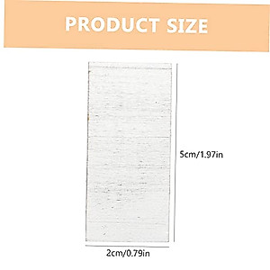 VILLFUL 16pcs Fruit Battery Zinc Plate Electrode Strip for Electroplating Electrode Materials Zn Chemistry Sample Zinc Anode Battery Experiment Materials Anode for Zinc Electroplating Iron