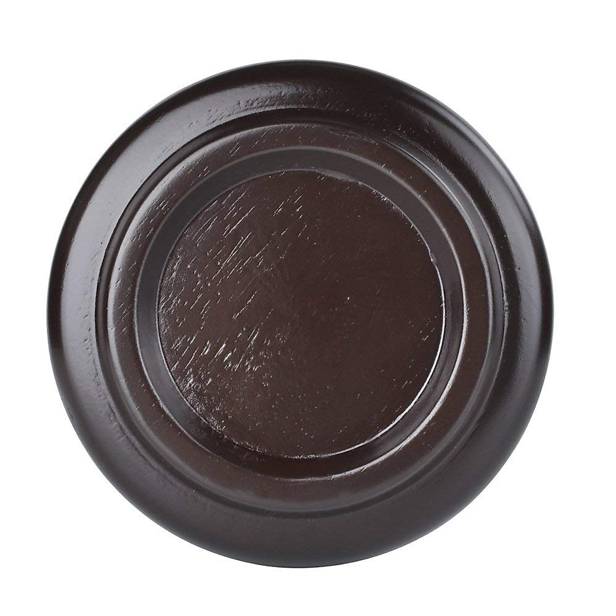 Hardwood Upright Piano Caster Cups with EVA Foam Piano Pad Furniture Round Load Bearing Pads Set of 4 (Brown Wood)