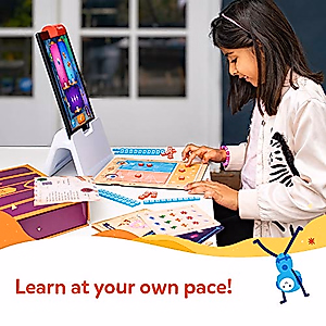 Osmo - Math Wizard and the Magical Workshop for iPad & Fire Tablet - Ages 6-8/Grades 1-2 -Addition & Subtraction-Curriculum-Inspired-STEM Toy Gifts for Kids,Boy & Girl-Ages 6 7 8 (Osmo Base Required)