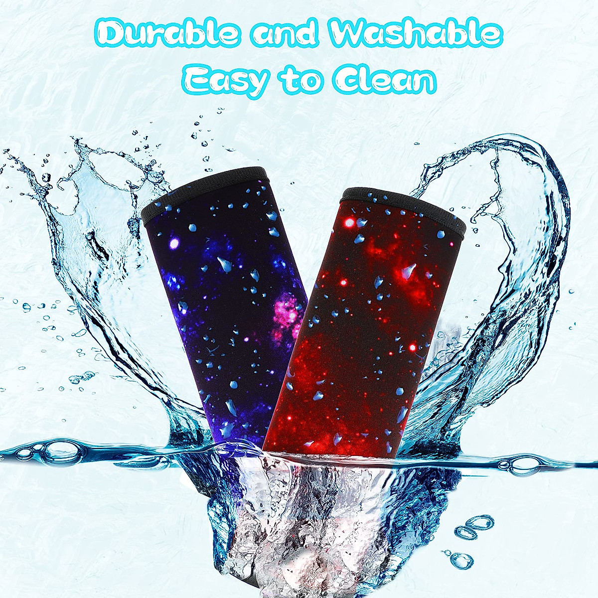 4 Pieces Seat Belt Cover for Kids Soft Car Shoulder Strap Pad Safety Belt Cushion Baby Car seat Neck Pads in Different Starry Sky Design for Boys and Girls